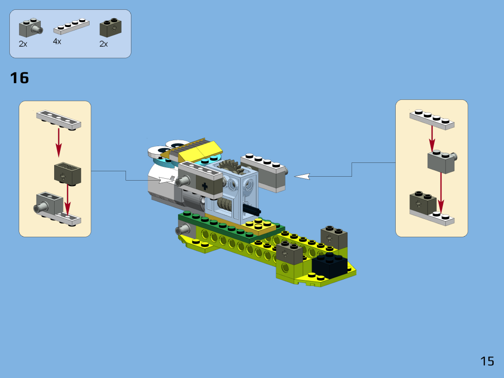 LEGO WeDO 2.0 Monkey by Yoshihito Isogawa | Robocik.eu
